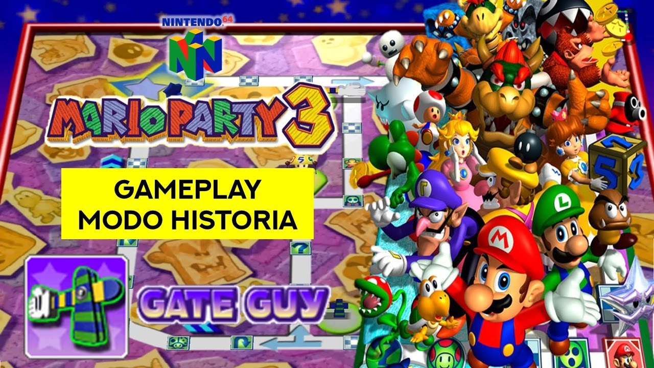 MARIO PARTY 3 - MODO HISTORIA - GATE GUY PARTE 2 - YouTube