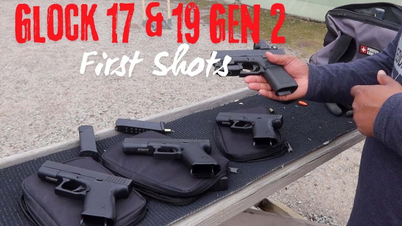 Glock 19 Gen 2 and Glock 17 Gen 2 Range Review - YouTube