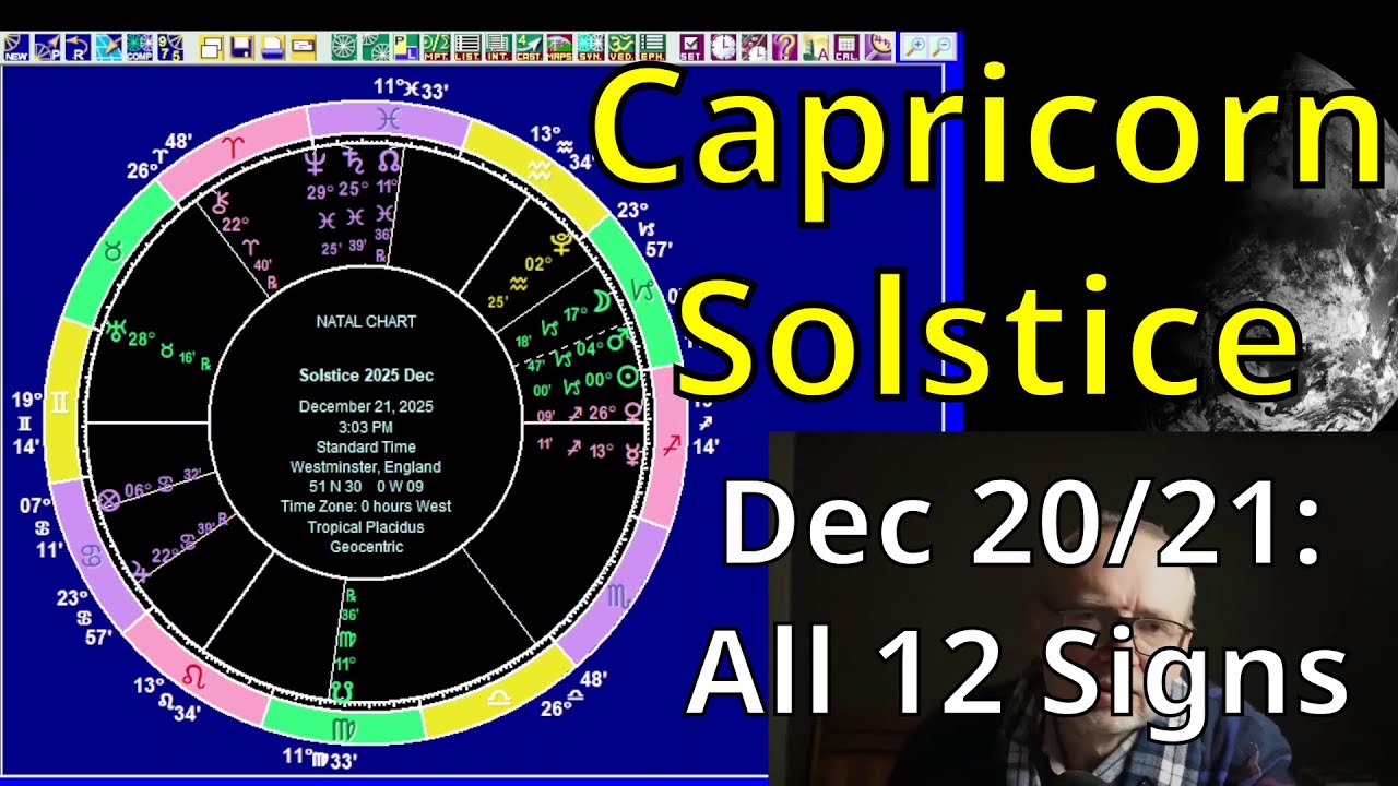 Astrology for the Wknd of December 20/21 2025: Solstice - YouTube
