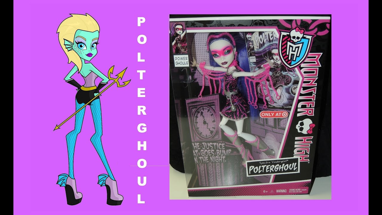 Monster High Power Ghouls Spectra Vondergeist as PolterGhoul Doll ...