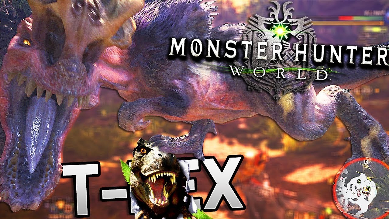 Monster Hunter World - Hunting A Furry T REX! (Switch Axe Gameplay ...