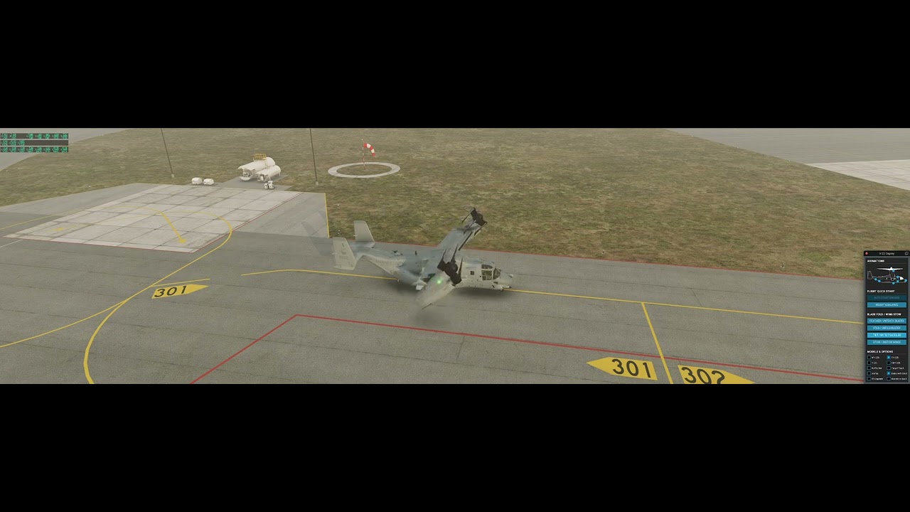 Wing Fold System V22 Simulation - YouTube