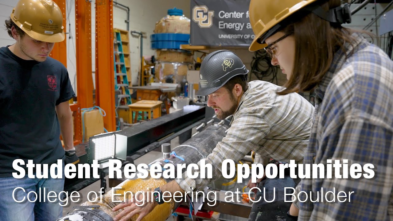 CU Engineering Student Research Opportunities - YouTube