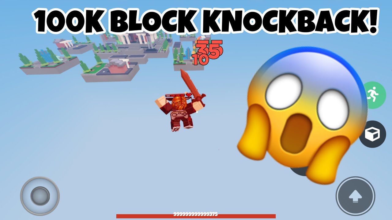 HOW TO DO 100K KNOCK BACK ROBLOX BEDWARS - YouTube