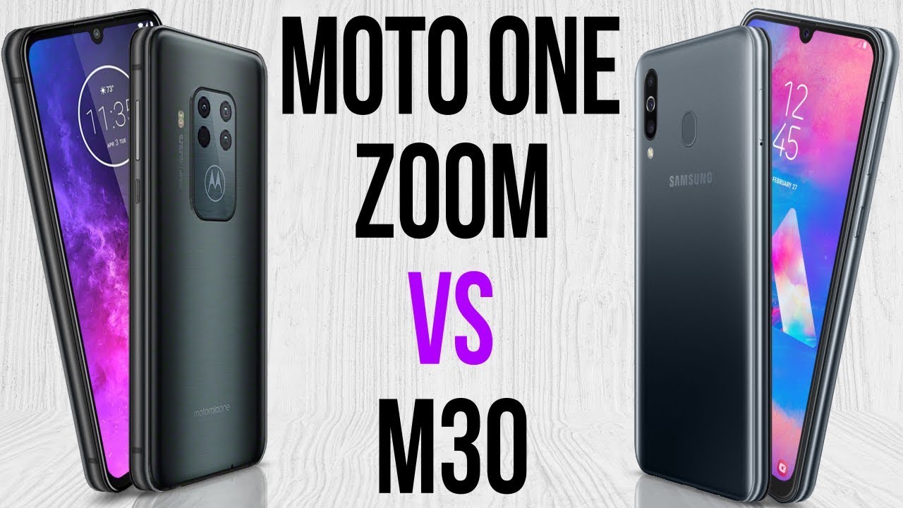 Motorola One Zoom vs M30 (Comparativo) - YouTube