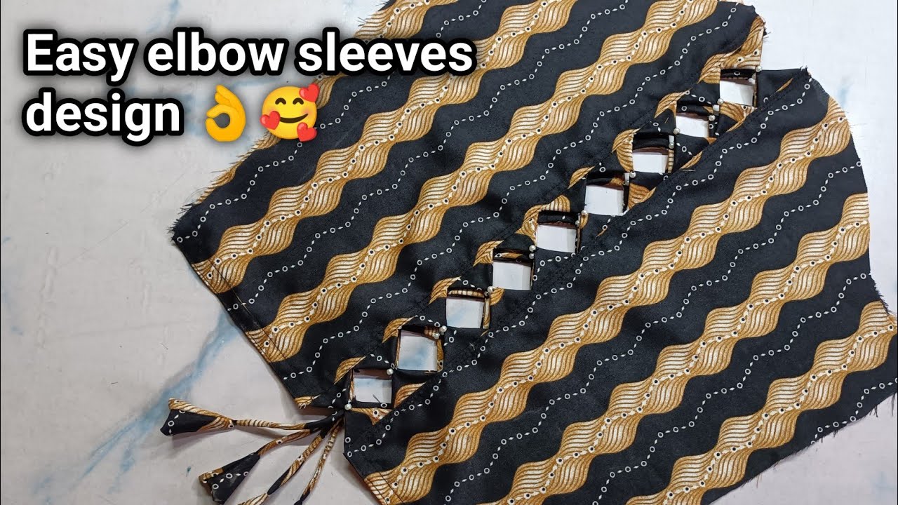 Elbow sleeves design cutting and stitching/elbow sleeves design ...