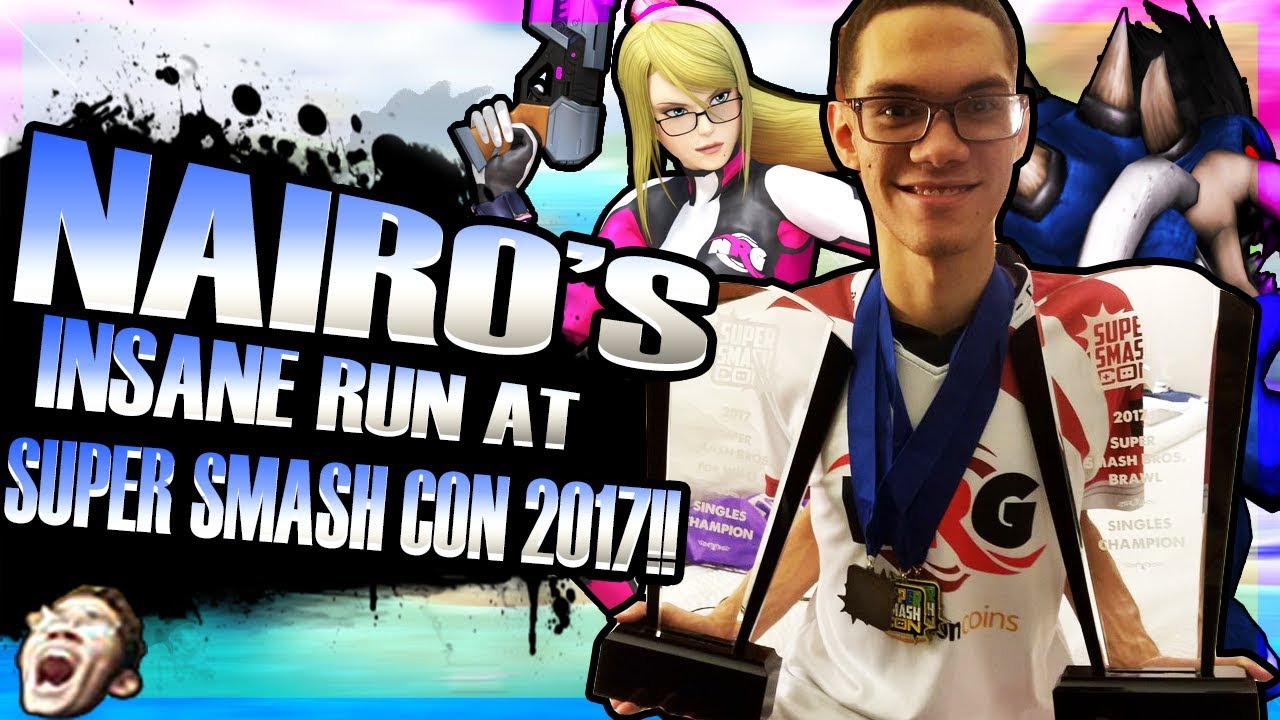 NRG Nairo's INSANE LOSERS RUN AT SUPER SMASH CON 2017 - YouTube