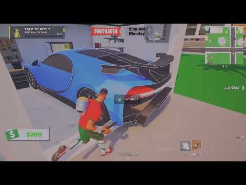 Playing Brookhaven rp Fortnite - YouTube