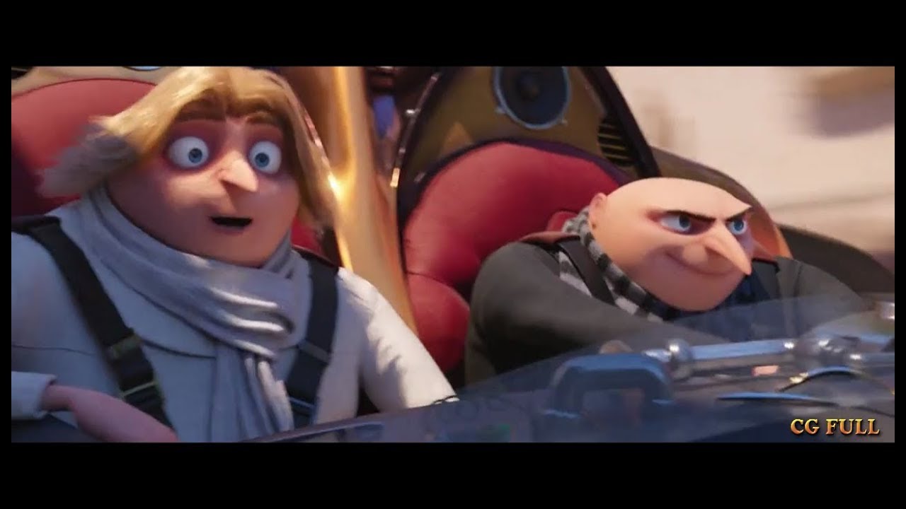 Guards chasing Gru and Dru Despicable me 3 (2017) Hd - YouTube