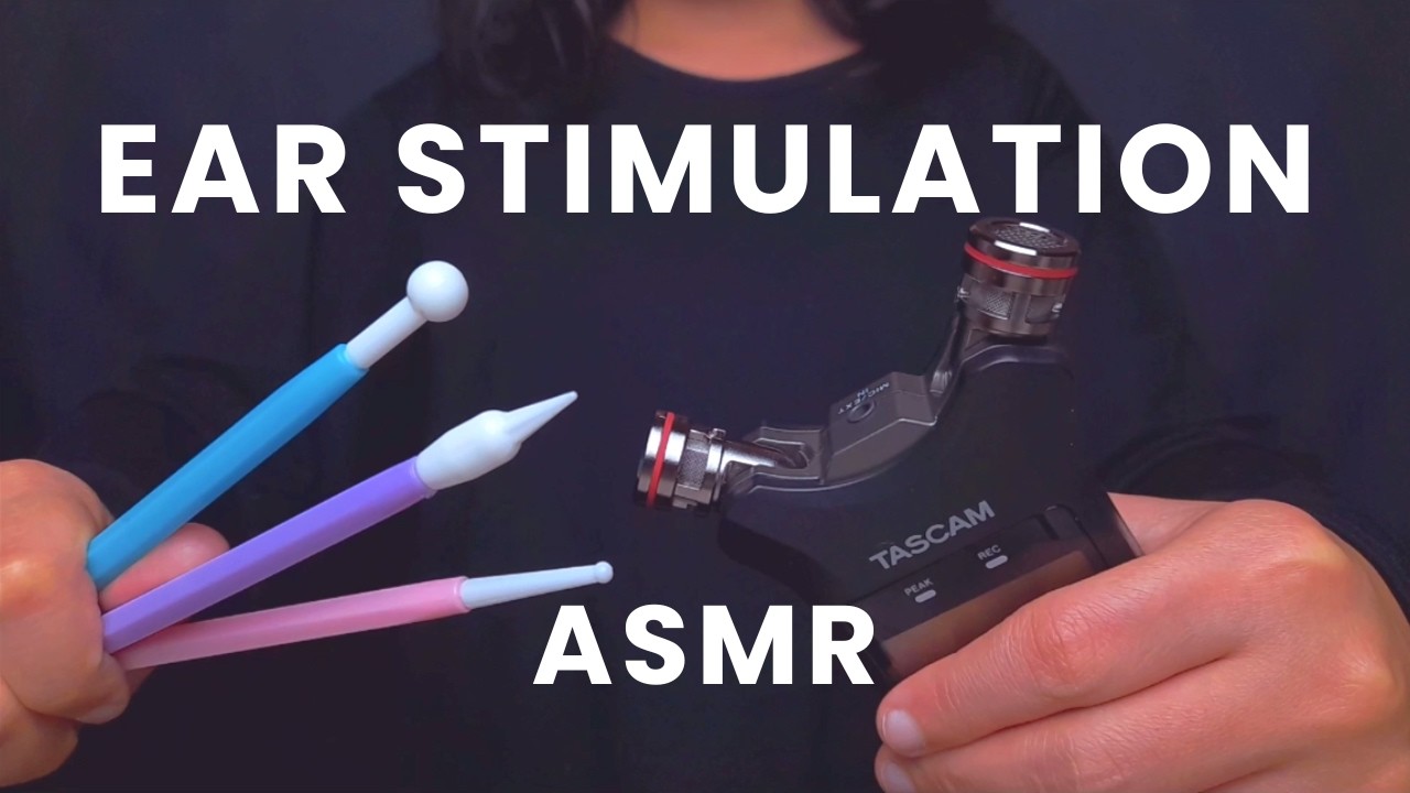INTENSE EAR STIMULATION ASMR THRU THE TASCAM - NO TALKING - YouTube