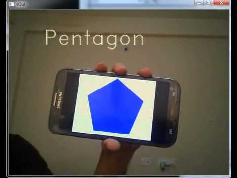Shape Recognition using OpenCV - YouTube