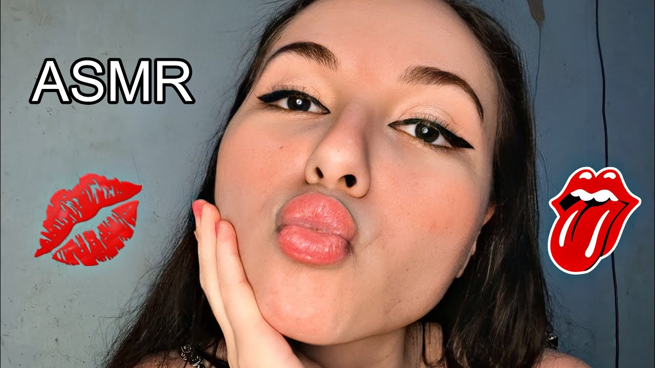 ASMR - KISSES AND LICKS ON THE LENS!!! 💋👅 - YouTube