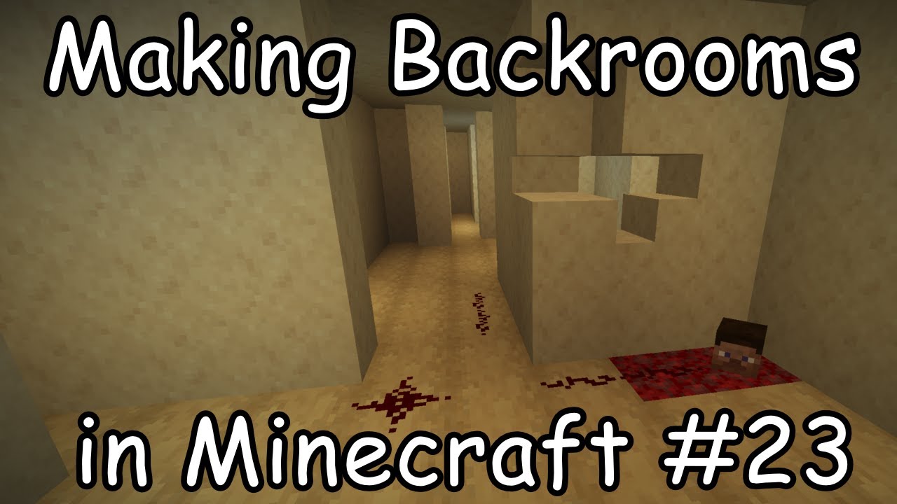 Making the Backrooms in Minecraft Part 23 (adding Lore) - YouTube