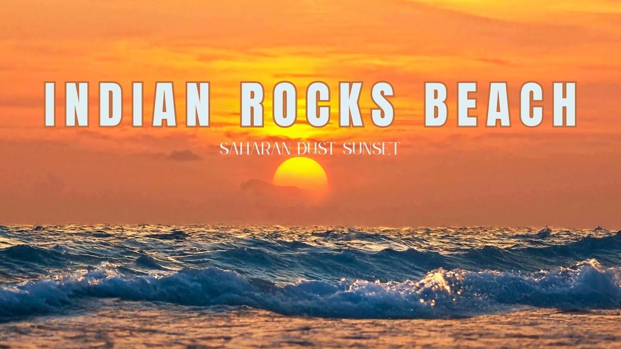 Breathtaking Indian Rocks Beach Sunset 🌅 | Florida Gulf Coast Beauty ...