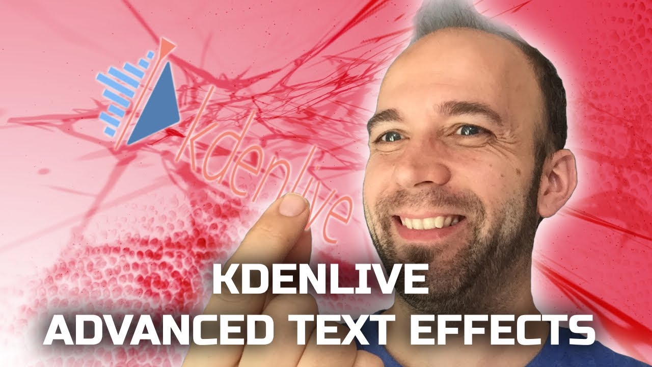 Kdenlive Advanced Text Effects - YouTube