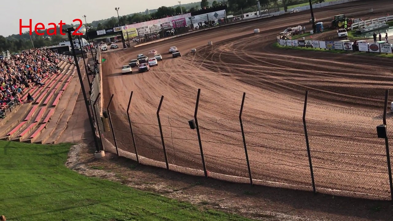 141 Speedway IMCA Stock Car Heat Races 8/25/2018 - YouTube