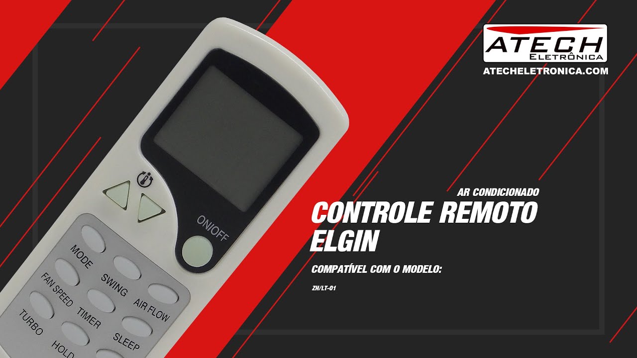 Controle Remoto Elgin FBG-8012 / FBG8012 (780493) - YouTube