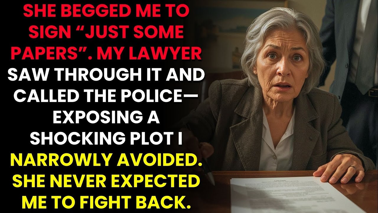 My DIL Insisted I Sign "Simple Papers"—My Lawyer Looked at Them and ...