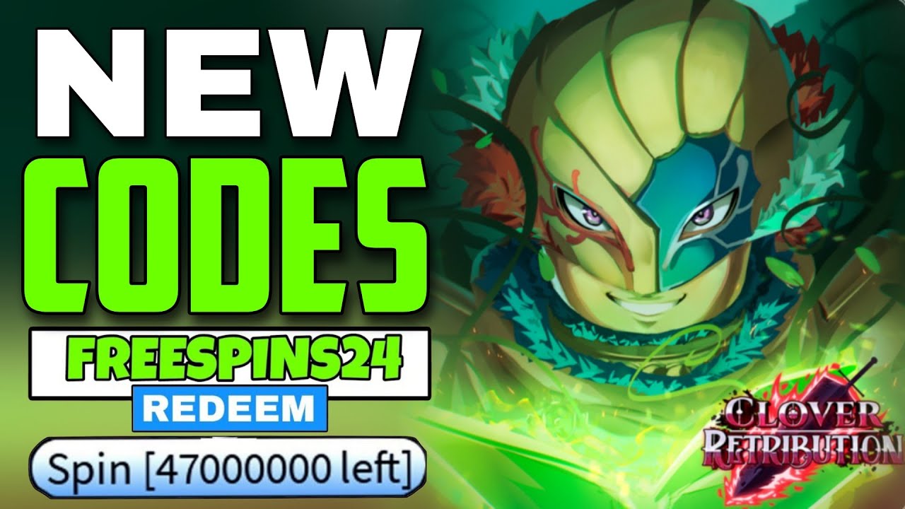 *NEW* ALL WORKING CODES FOR CLOVER RETRIBUTION IN 2024! ROBLOX CLOVER ...