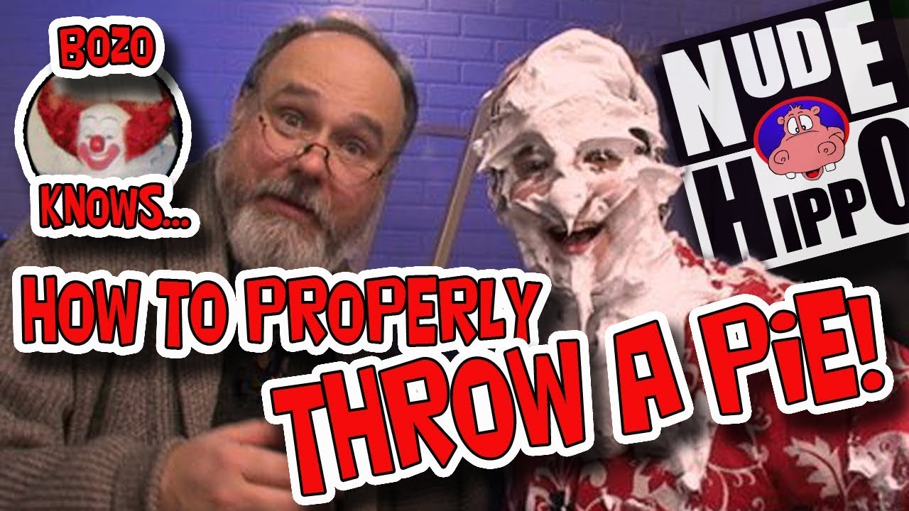 Chicago's Bozo on pie throwing! - YouTube