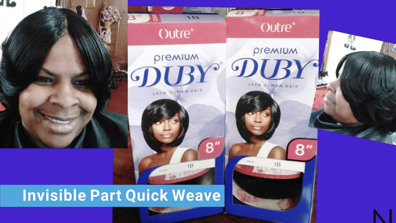 Invisible Part Quick Weave/No Leave Out - YouTube
