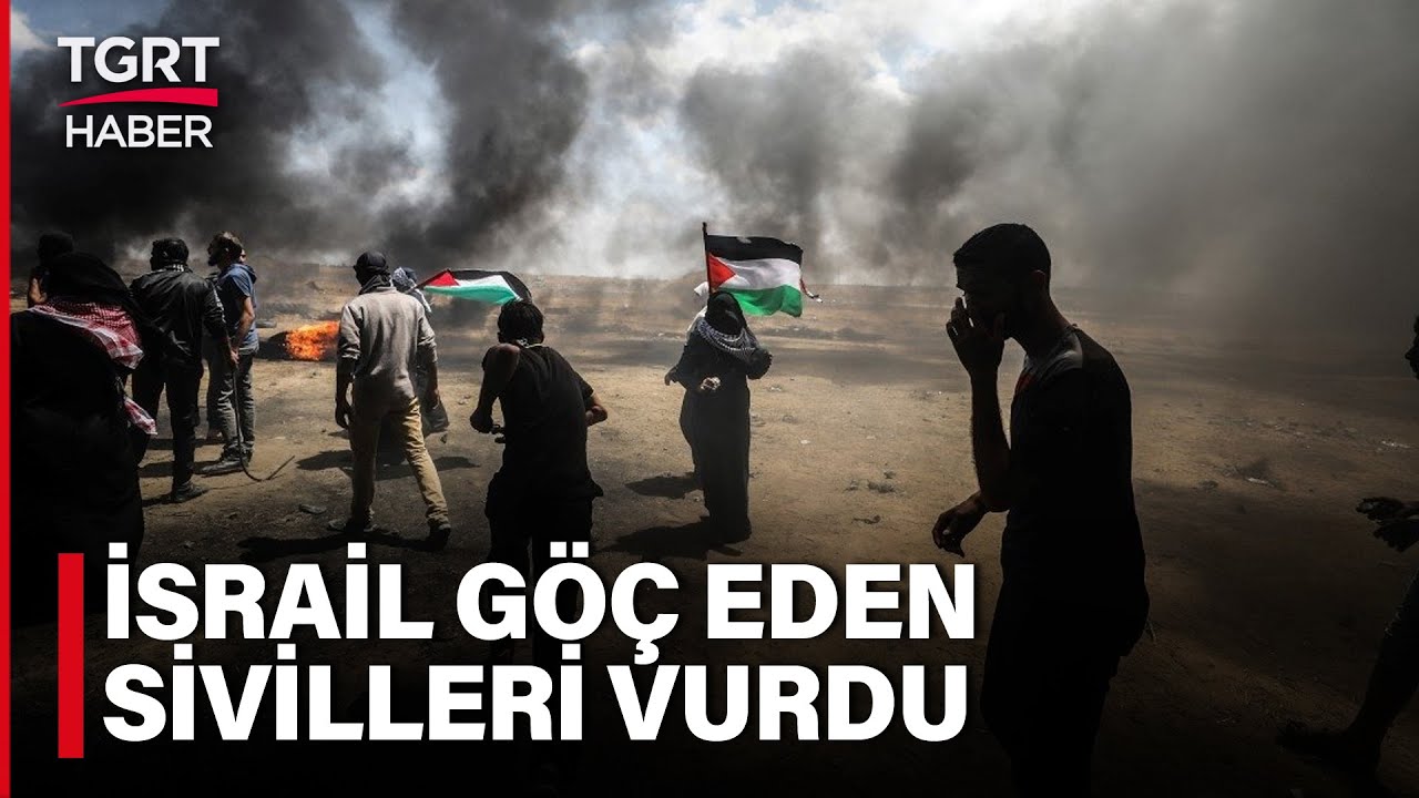 Gazzeden Göç Eden Filistinli Sivil Konvoya İsrail Saldırısı 70 Ölü
