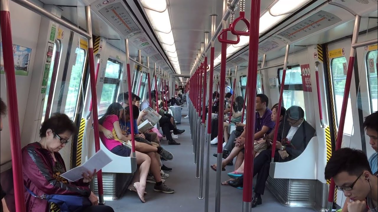 MTR HD 60fps: Riding Tung Chung Line CAF A-Stock Train (Nam Cheong to ...