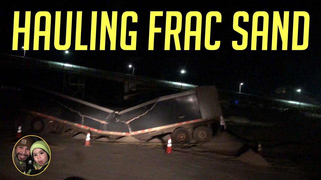 Frac Sand Hauling Trucking VLOG #126 - YouTube