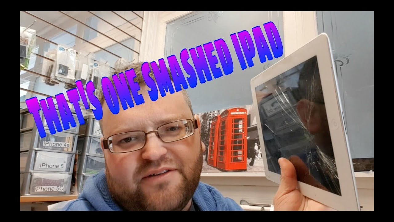 That's One Smashed iPad - YouTube