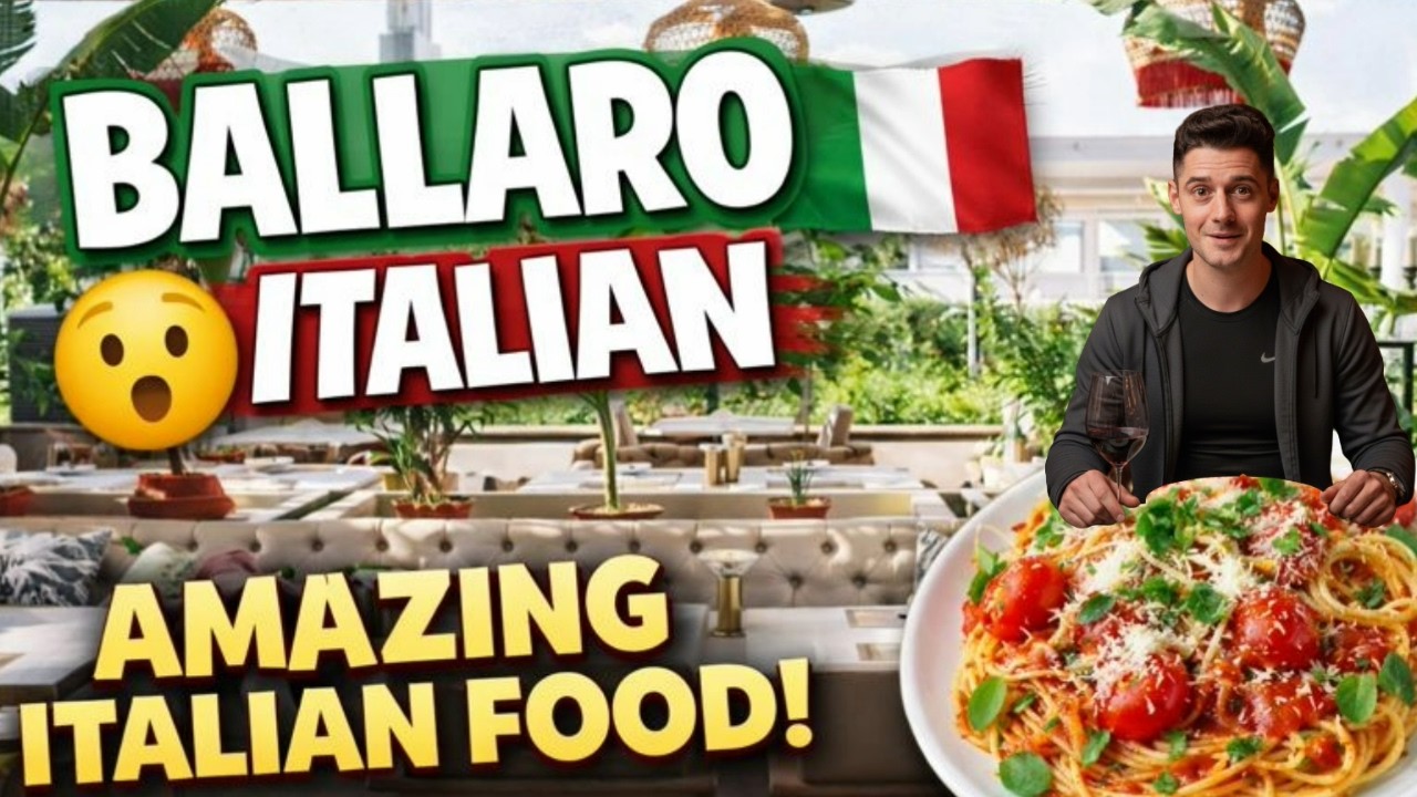 Ballarò Italian Restaurant Review in Conrad Dubai | Dubai Food Tour 🍝 ...