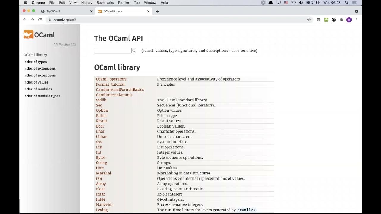 OCaml Tutorial: Getting started with OCaml. Part 1 - Basic types, lets, and if expressions ...