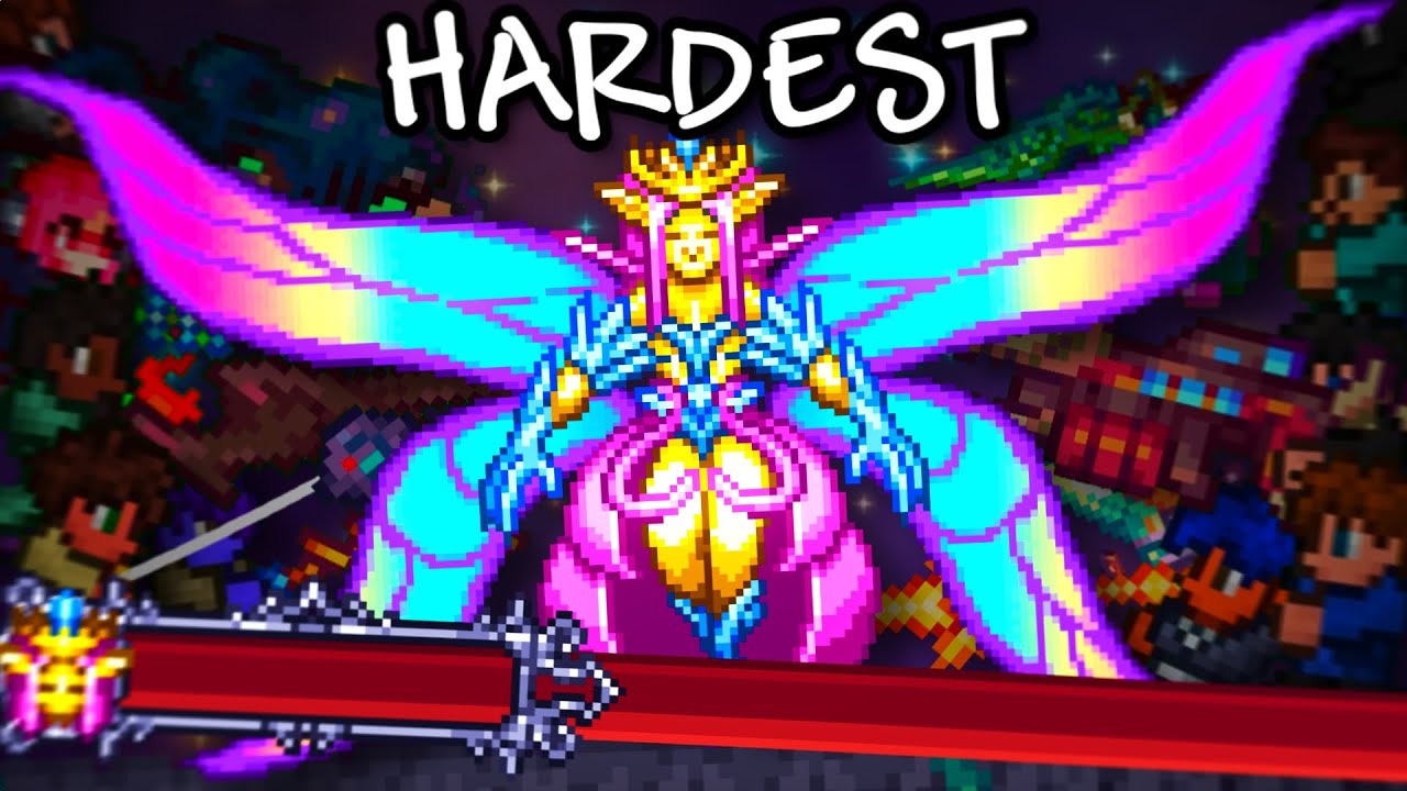 Can 10 PLAYERS Beat Terraria's HARDEST Mode? [Hard Mode] - YouTube