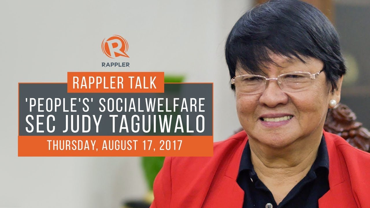 Rappler Talk with 'People's' Social Welfare Secretary Judy Taguiwalo ...