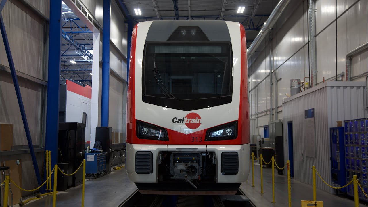 Looking inside the stadler train factory - YouTube