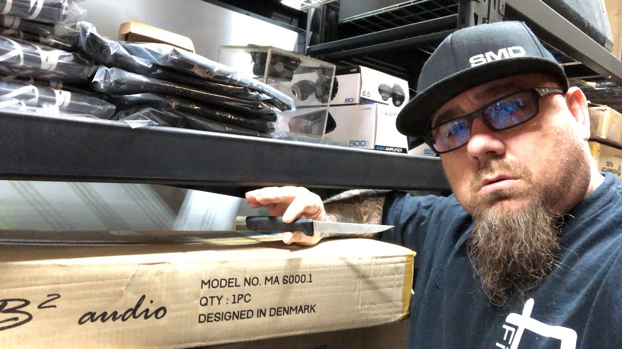 Unboxing the B2 Audio MA6000.1 and 1000.4 Amplifiers - LIVE at SMD HQ ...