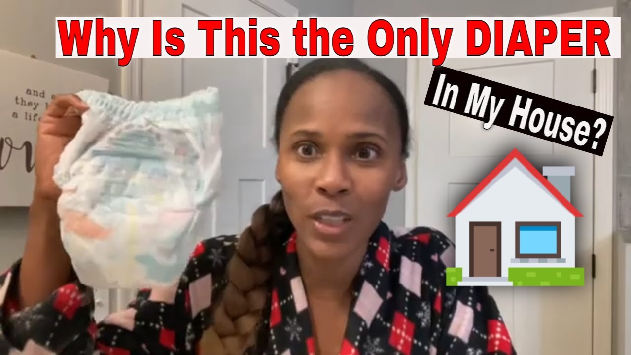 😳 Only 1 Diaper in my entire house- WHAT IS IT? - YouTube
