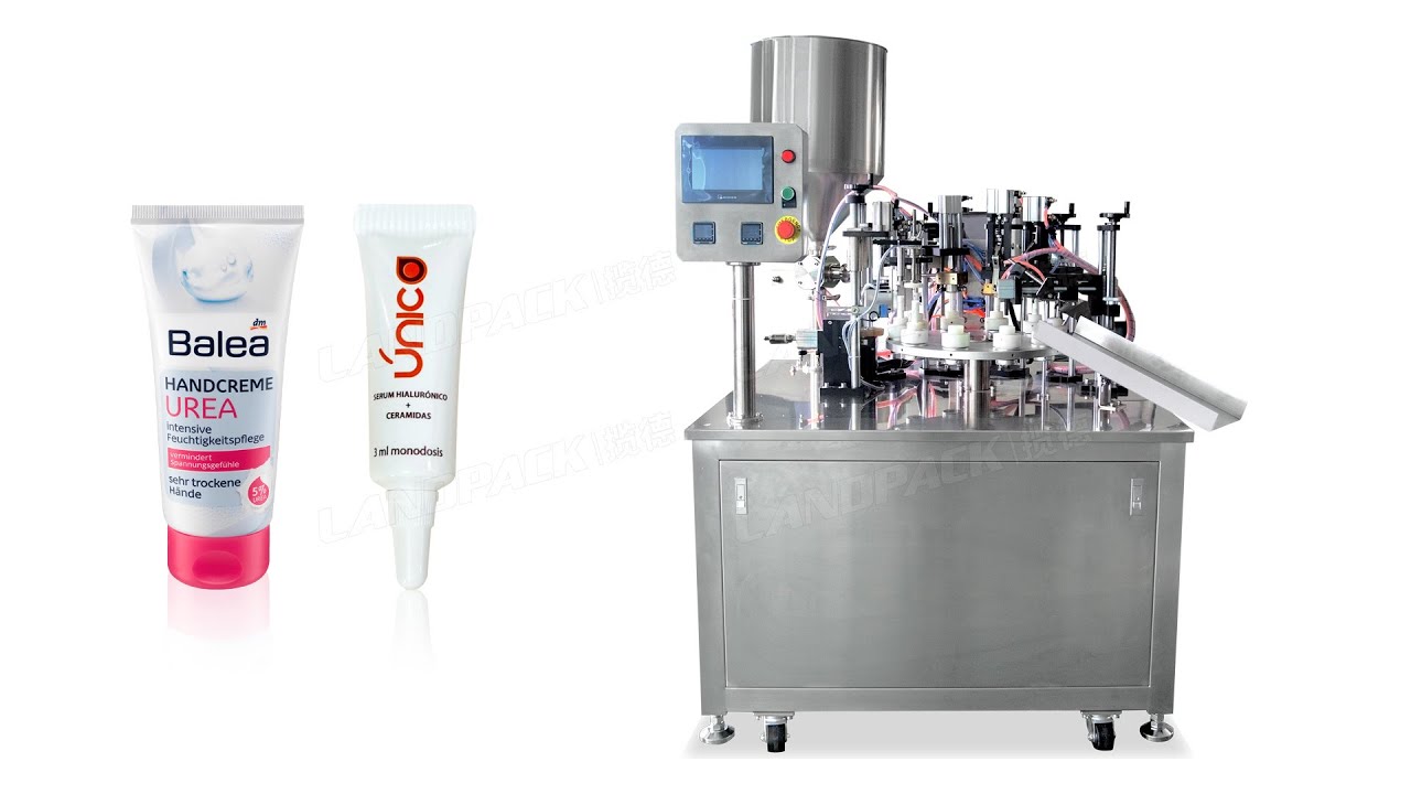 Automatic Cream Paste Tube Toothpaste Filling Machine Soft Tube Auto ...