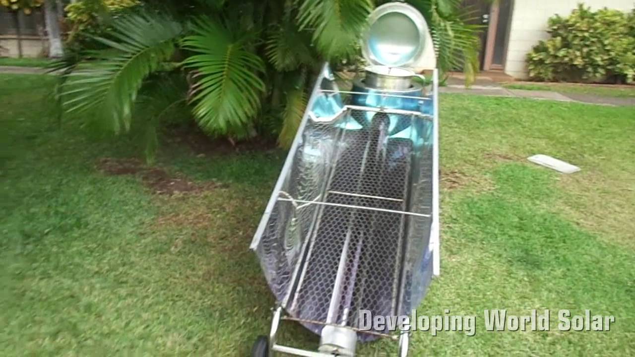 Blazing Tube Hybrid Solar Cooker - YouTube