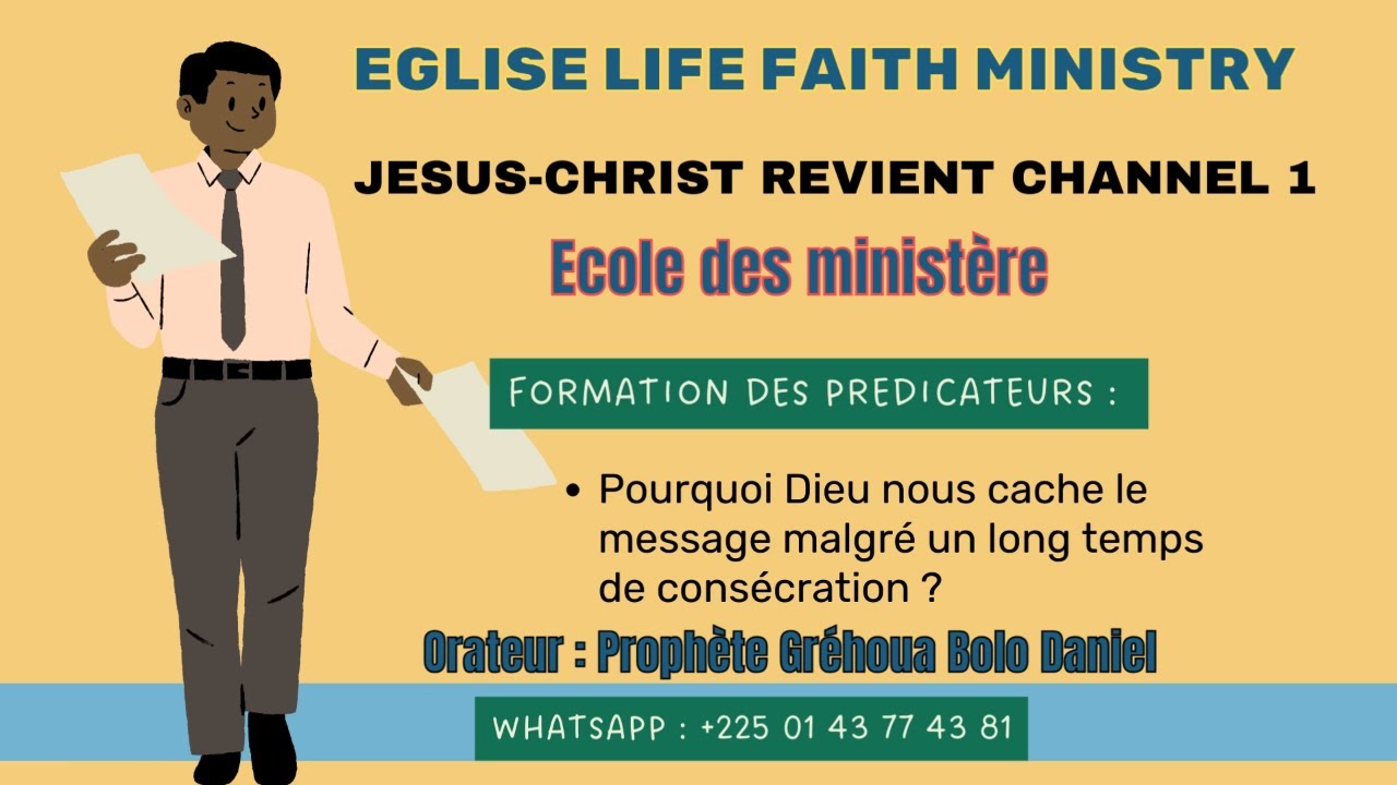 Formation des prédicateurs : Pourquoi Dieu cache-t-il le message au ...