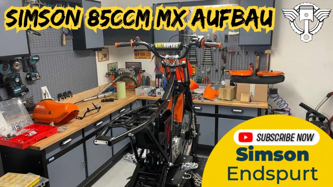 Simson MX Mein Simson Cross Umbau mit JW Sport 85ccm Rennzylinder Cross ...
