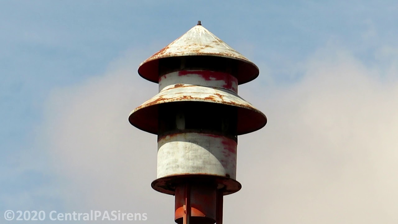 Halifax, PA FS Model 5 Siren Test- 3/21/20 - YouTube