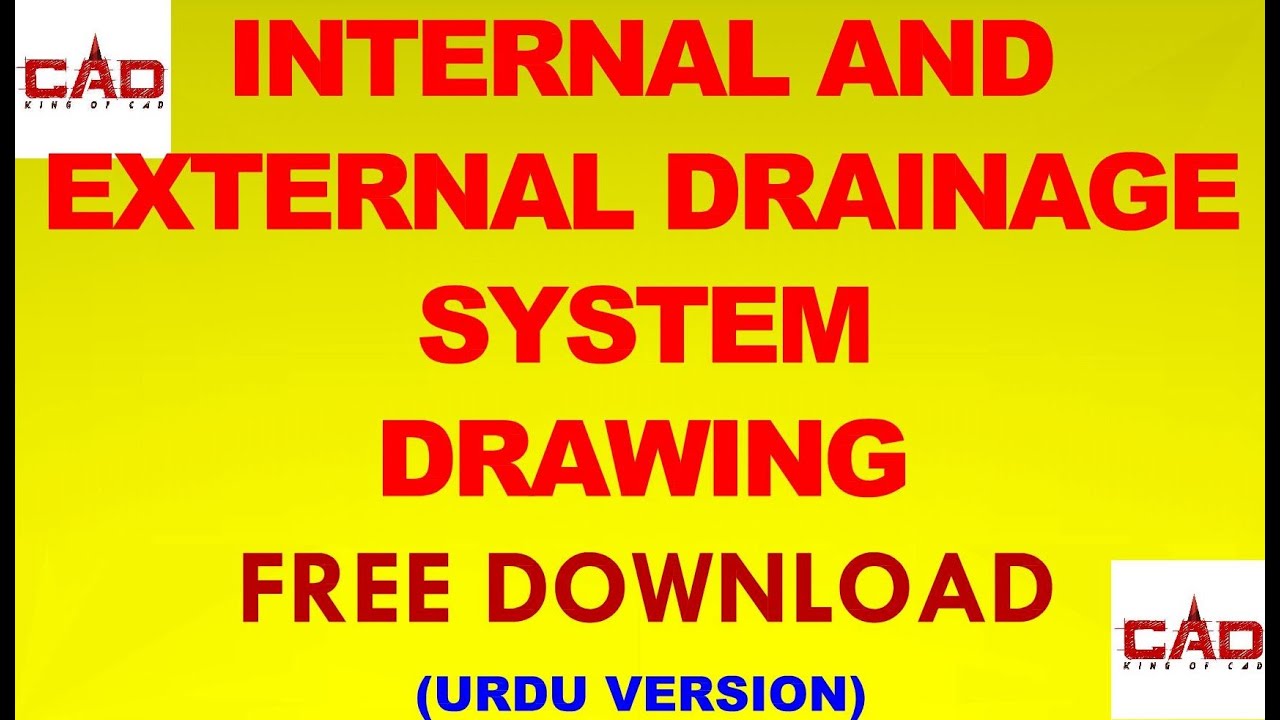 INTERNAL AND EXTERNAL DRAINAGE DRAWING OF HOUSE FREE DOWNLOAD - YouTube