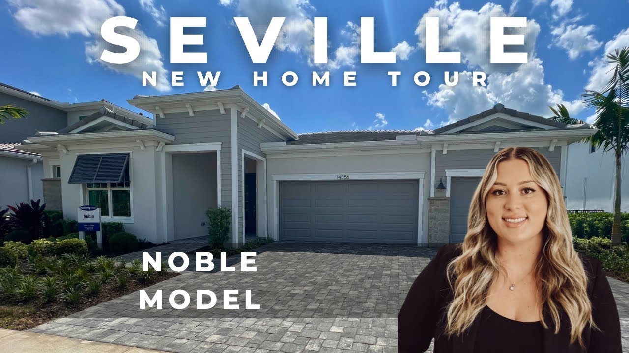 PORT ST. LUCIE, FL - Luxury New Pool Home Tour Noble Model in Seville ...