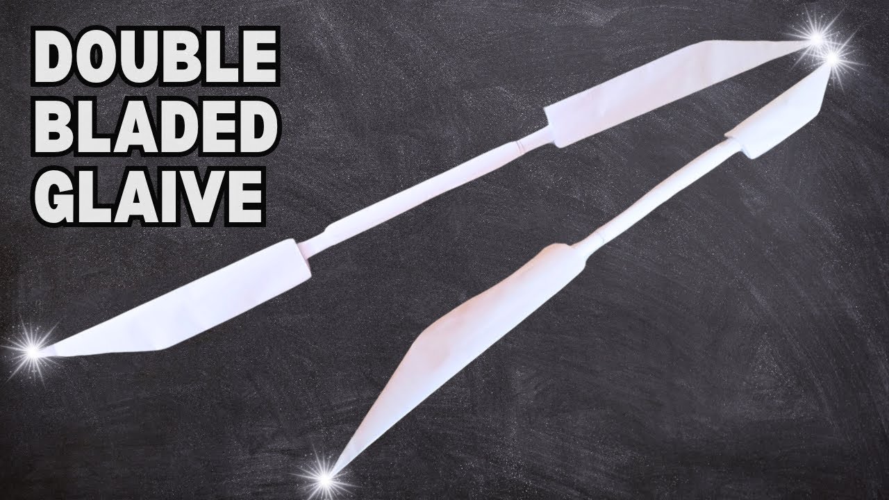 Not many people know how to make a double knife from A4 size paper ...