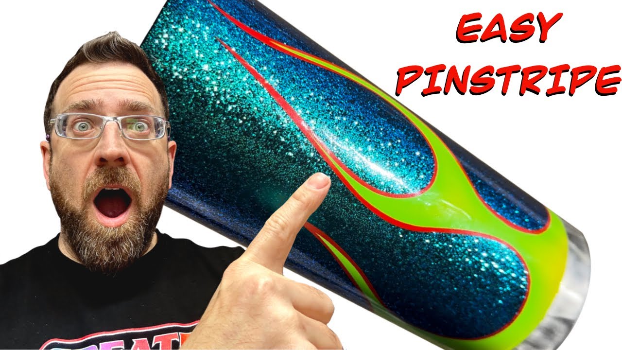 EASY Pinstripe With AIRBRUSH??? - YouTube