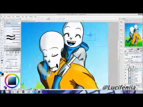 [Speedpaint] Underswap - Blue & Carrot ( Undertale AU ) - YouTube