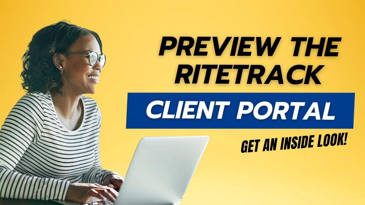 RiteTrack's Client Portal Software Demonstration - YouTube