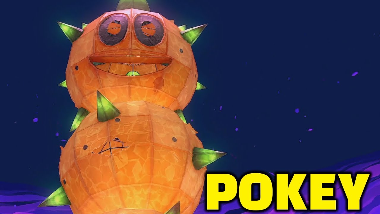 Paper Mario: The Origami King | Pokey Boss Fight - YouTube