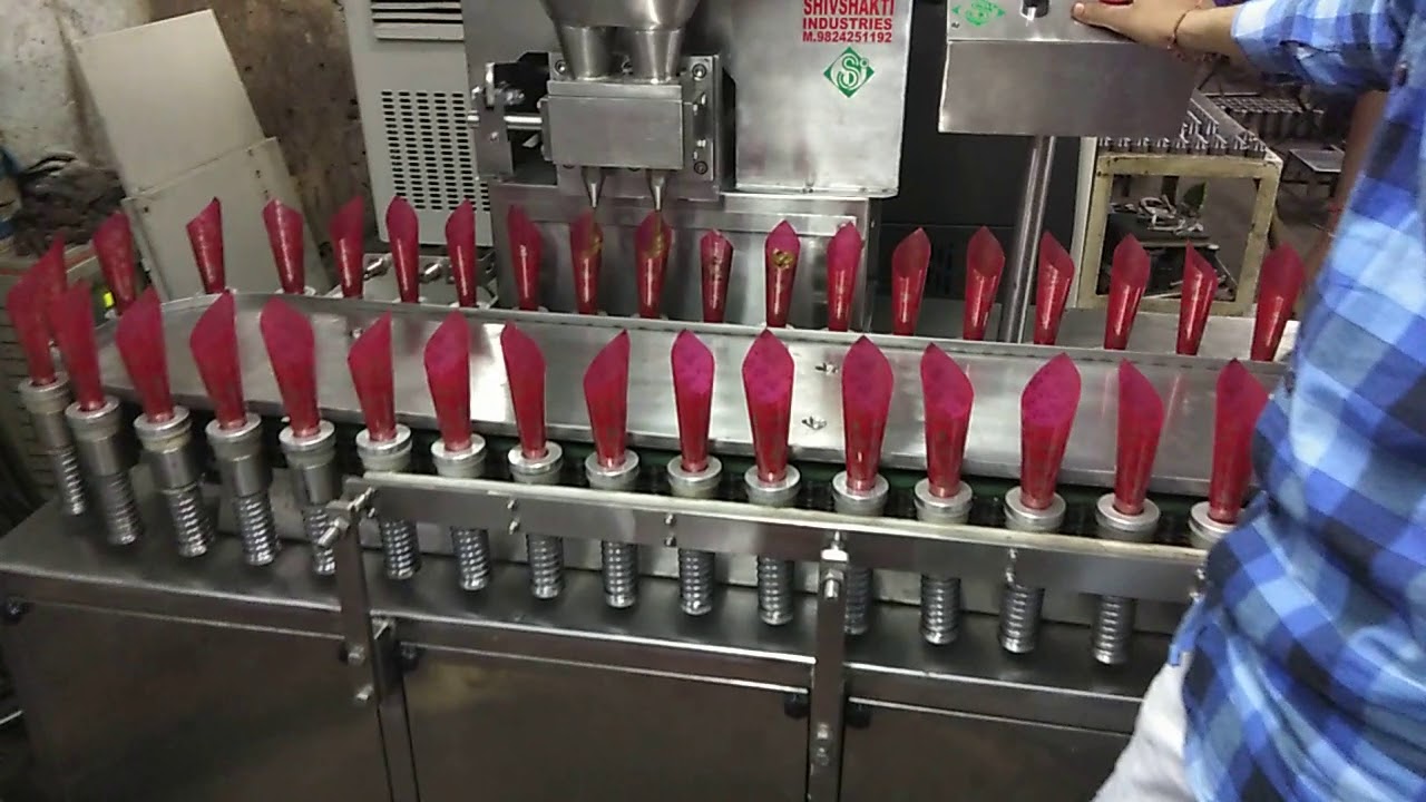 mahendi cone filling machine 876 vicky ssi - YouTube
