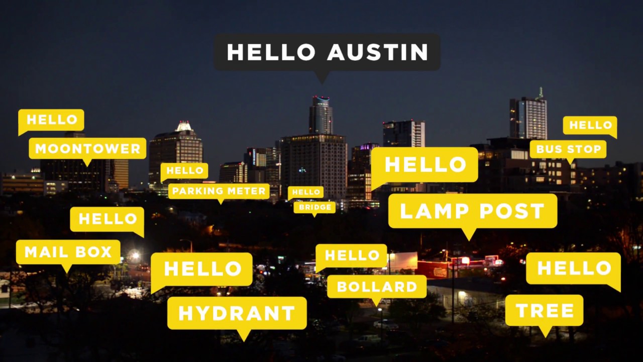 Hello Lamp Post Austin - YouTube
